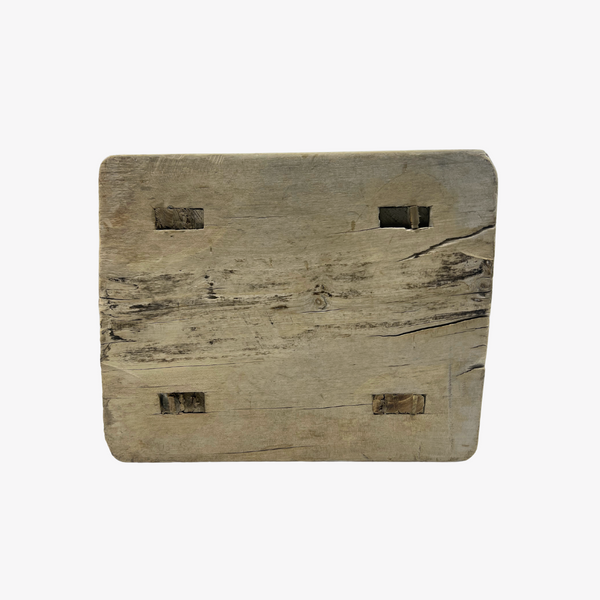 Elm Wood Stool - Layered by Paige Elise